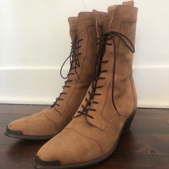 dingo | Shoes | Rare Leather Lace Up Dingo Boots | Poshmark